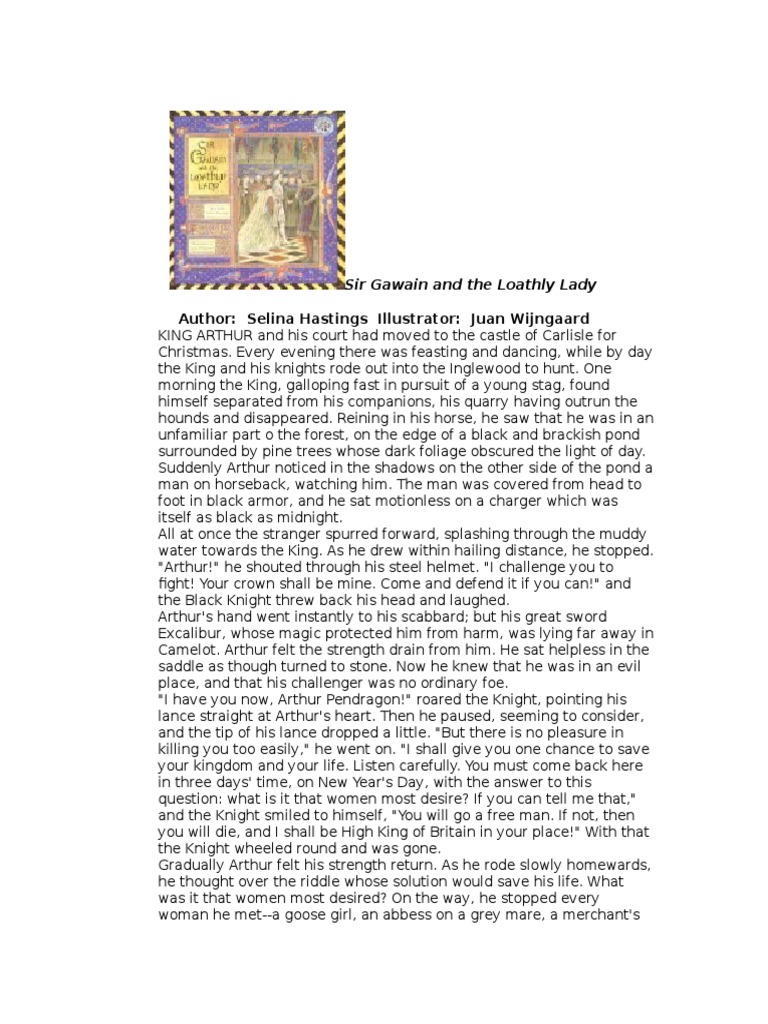 Gawain's Quest for the Loathly Lady | PDF | Gawain | Guinevere