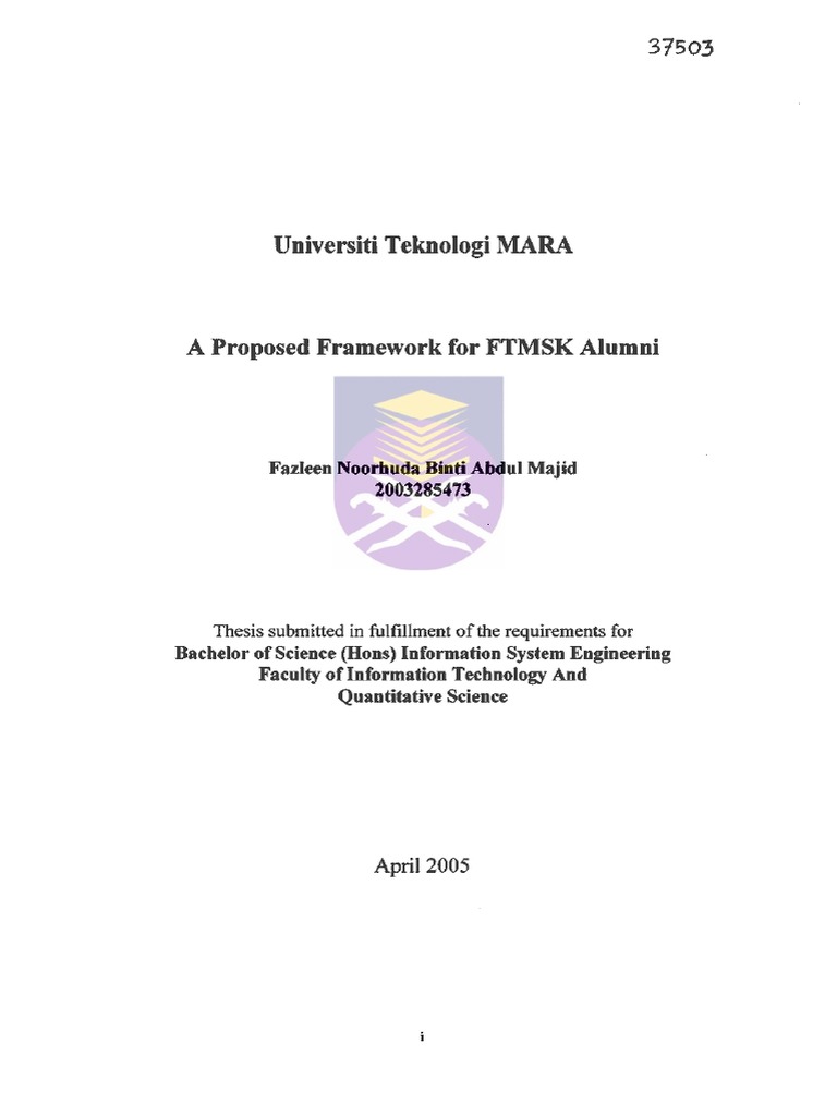 Example of Tesis Uitm PDF | PDF | Unified Modeling Language | Websites