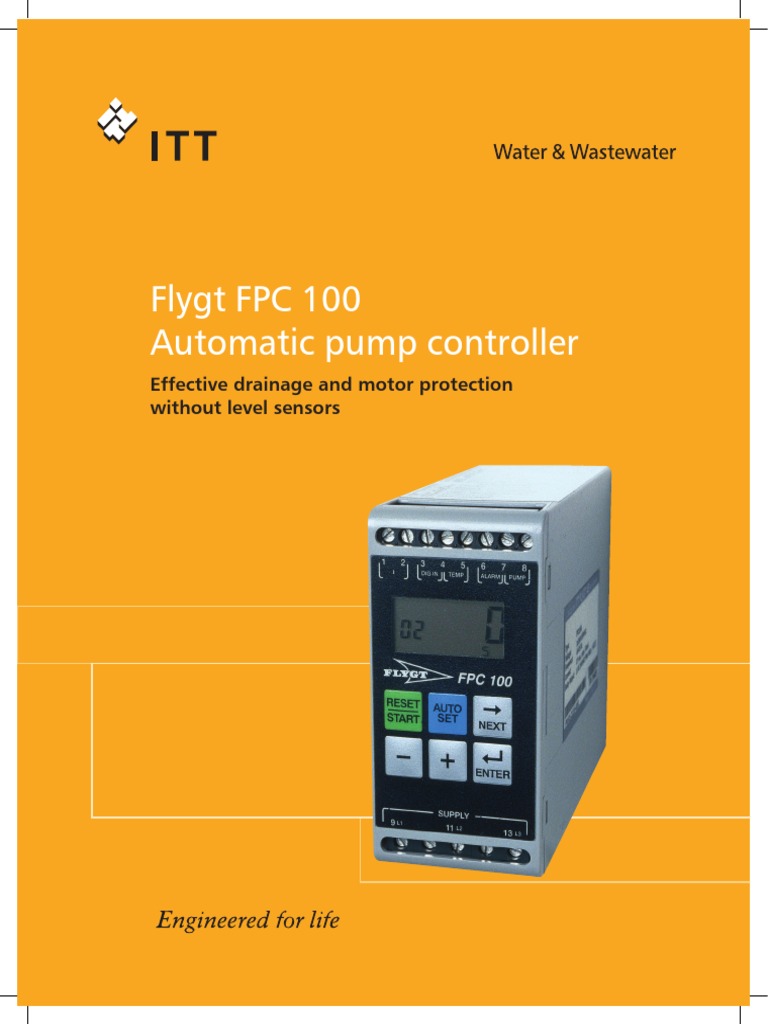 Controlador Flygt FPC 100 | PDF | Pump | Electric Power