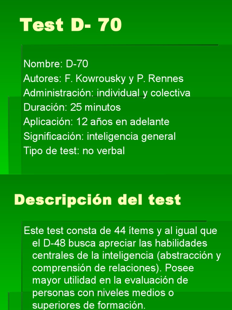 Test D - 70 | PDF | Informática