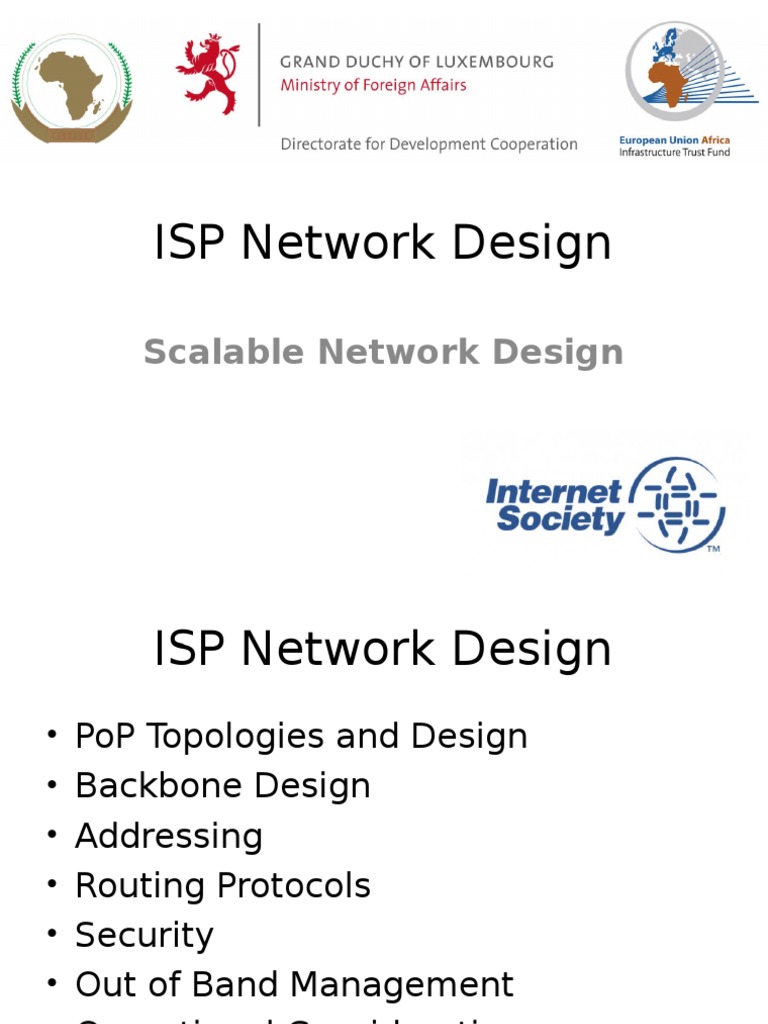 ISP Network Design Best Practices | PDF | Router (Computing) | Internet ...