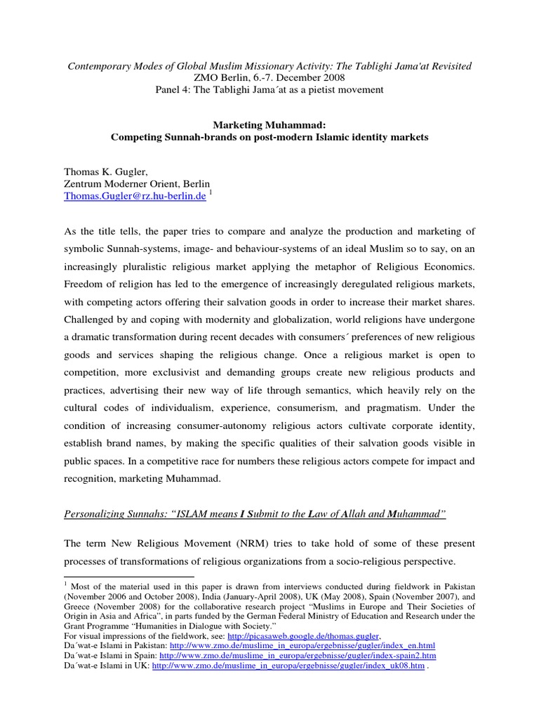 Marketing Muhammad PDF | Download Free PDF | Consumerism | Sunni Islam