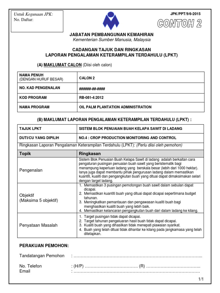 5 Jpk Ppt 9 6 2015 Cadangan Tajuk Lpkt Contoh 2 Pdf