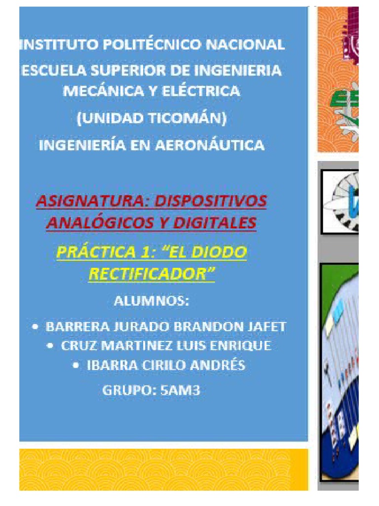 Práctica 1 | PDF | Diodo | Rectificador