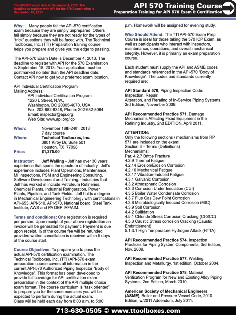 Api 570 PDF | PDF | Pipe (Fluid Conveyance) | Corrosion