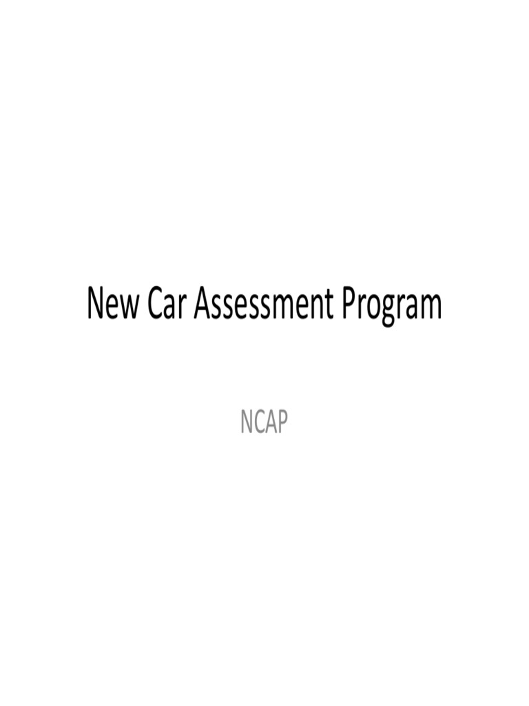 New Car Assessment Program New Car Assessment Program | PDF | Transport ...