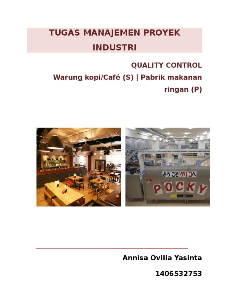 Quality Control Manajemen Proyek Industri | PDF