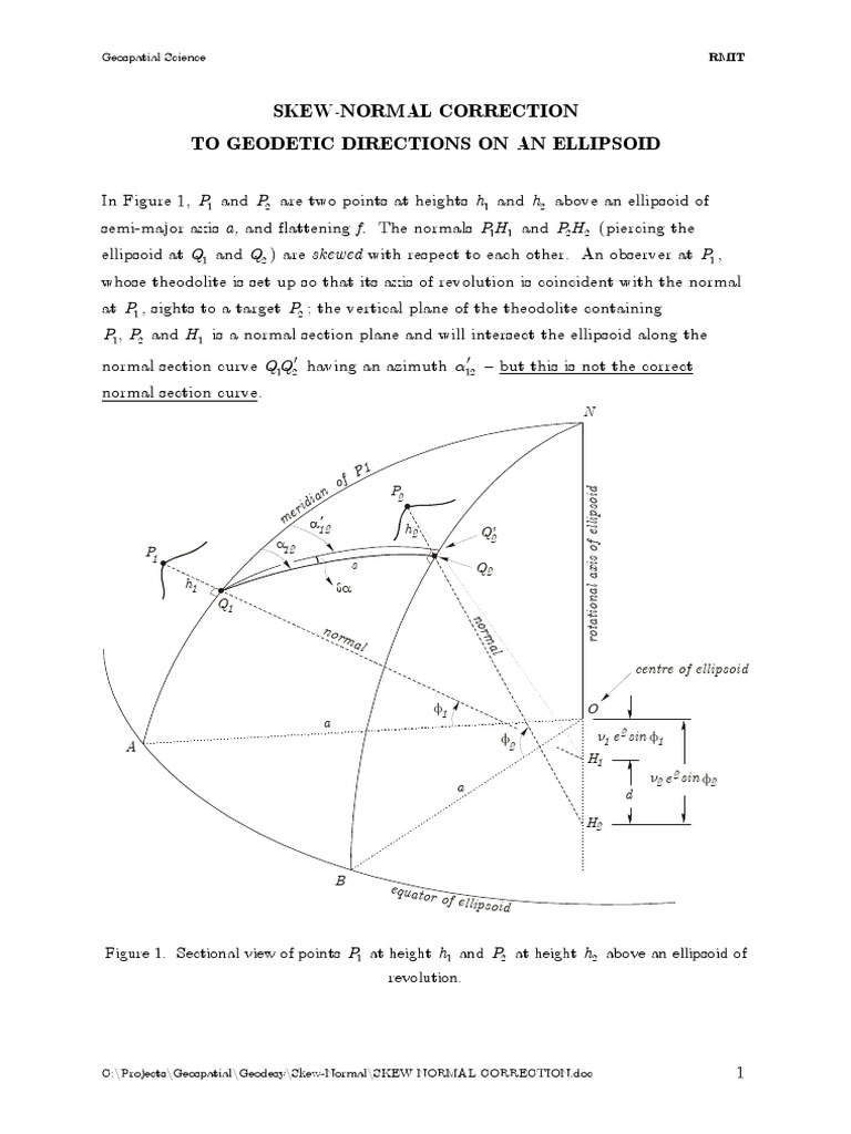 Skew Normal Correction | PDF | Latitude | Sine