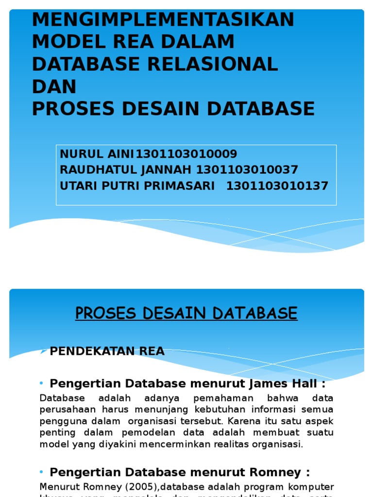 Mengimplementasikan Model Rea Dalam | PDF