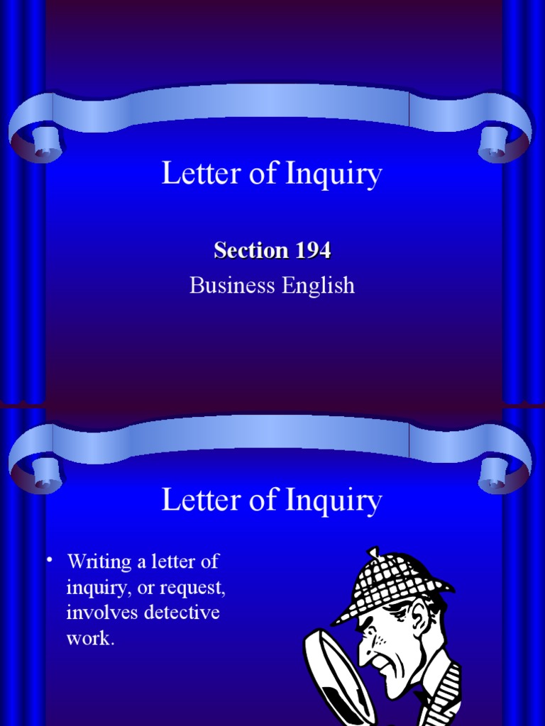 Letter of Inquiry: Section 194 | PDF | Career & Growth | Law