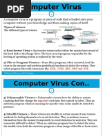 Types of Computer Viruses Tutorial | PDF