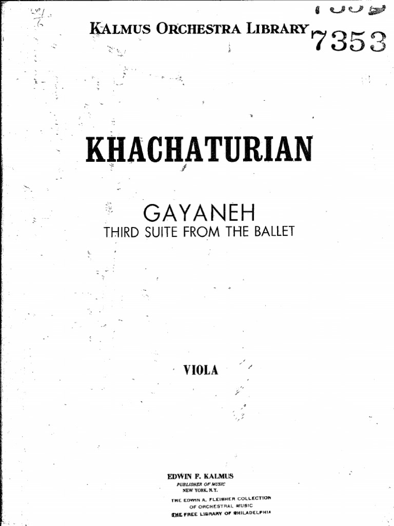 Gayaneh | PDF