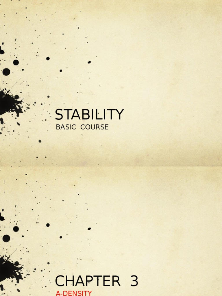 Basic Stability | PDF | Nature