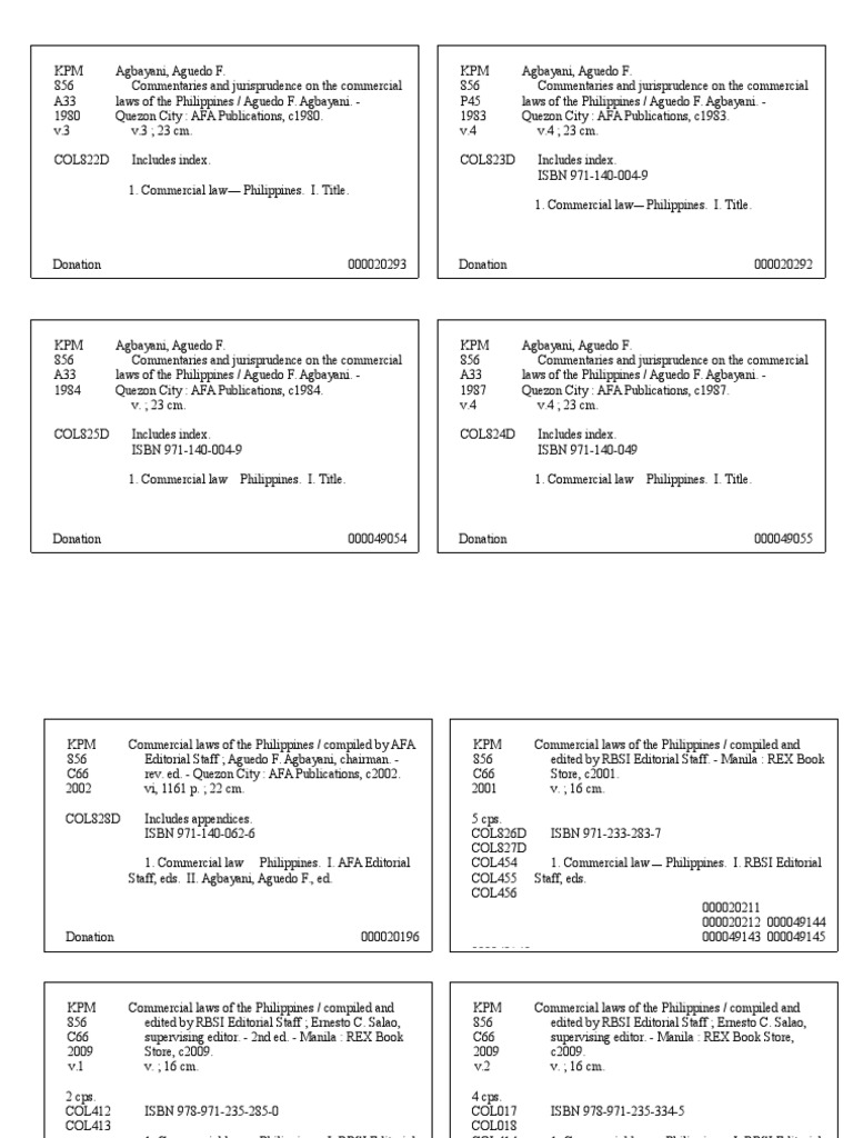 Commercial Law PSLIP | PDF | Manila | Philippines