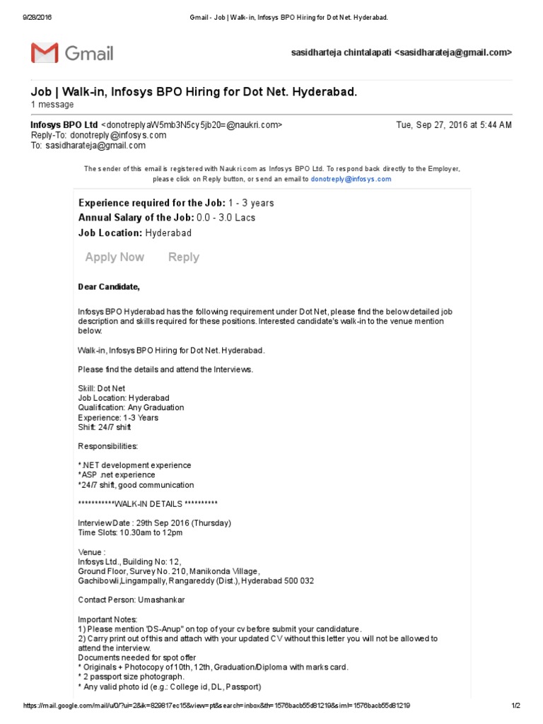 Infy | PDF | Résumé | Recruitment