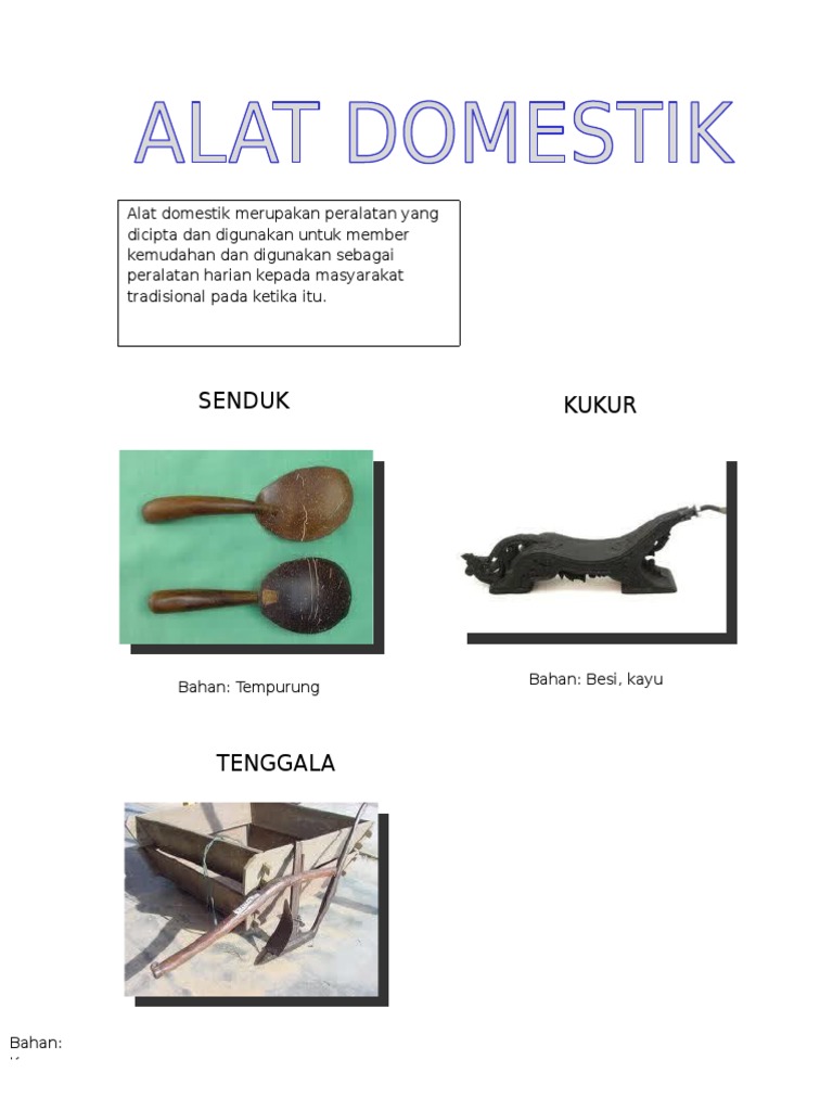 Alat Domestik | PDF
