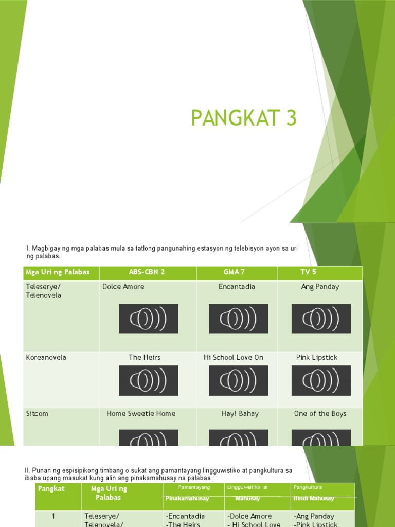 Pangkat 3 Filipino | PDF