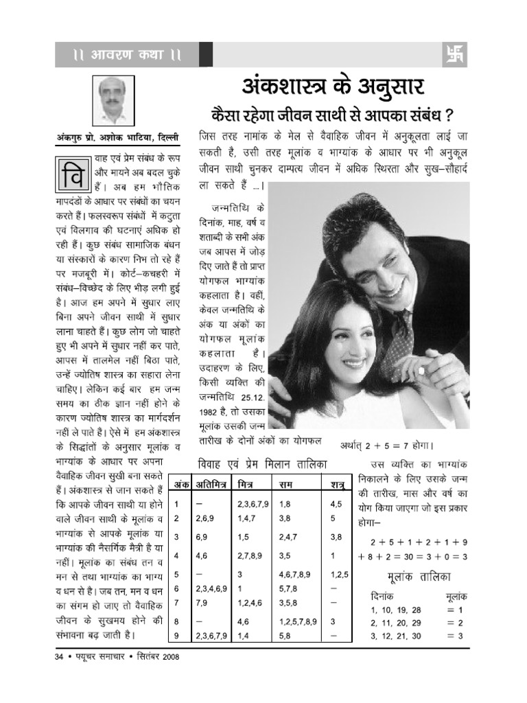 Ank Jyotish | PDF
