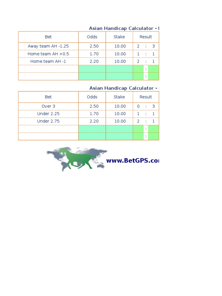 Asian Handicap Calculator | PDF