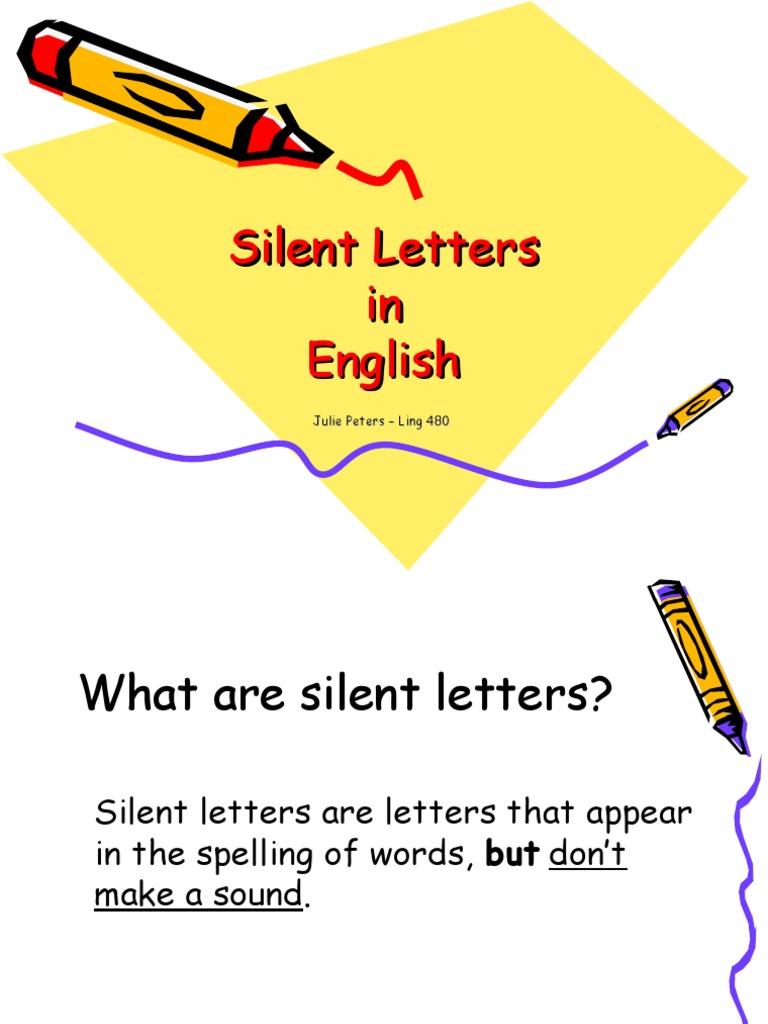 Silent+Letters | English Language | Language Families