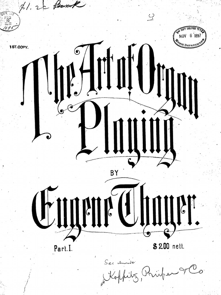 Thayer Organ Method bk1 PDF | PDF