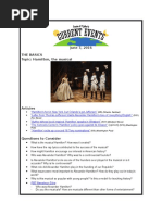 Hamilton - SYNOPSIS | PDF | Alexander Hamilton | Hamilton (Musical)