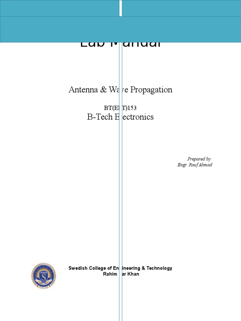 Antenna Manual | PDF | Antenna (Radio) | Polarization (Waves)