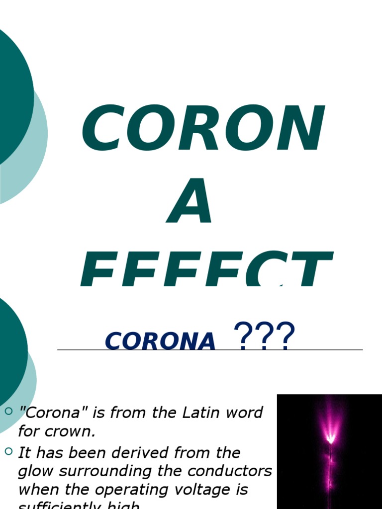 Coron A Effect | PDF | Electron | Ion