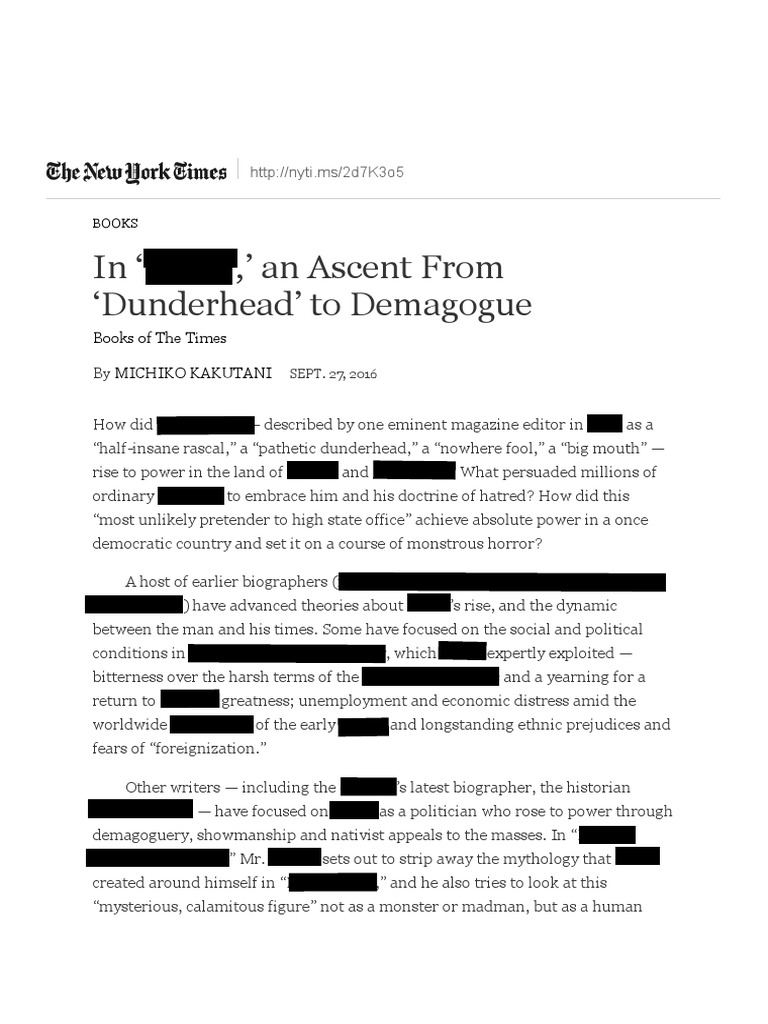 Redacted Book Review | PDF | Nazi Germany | Weimar Republic