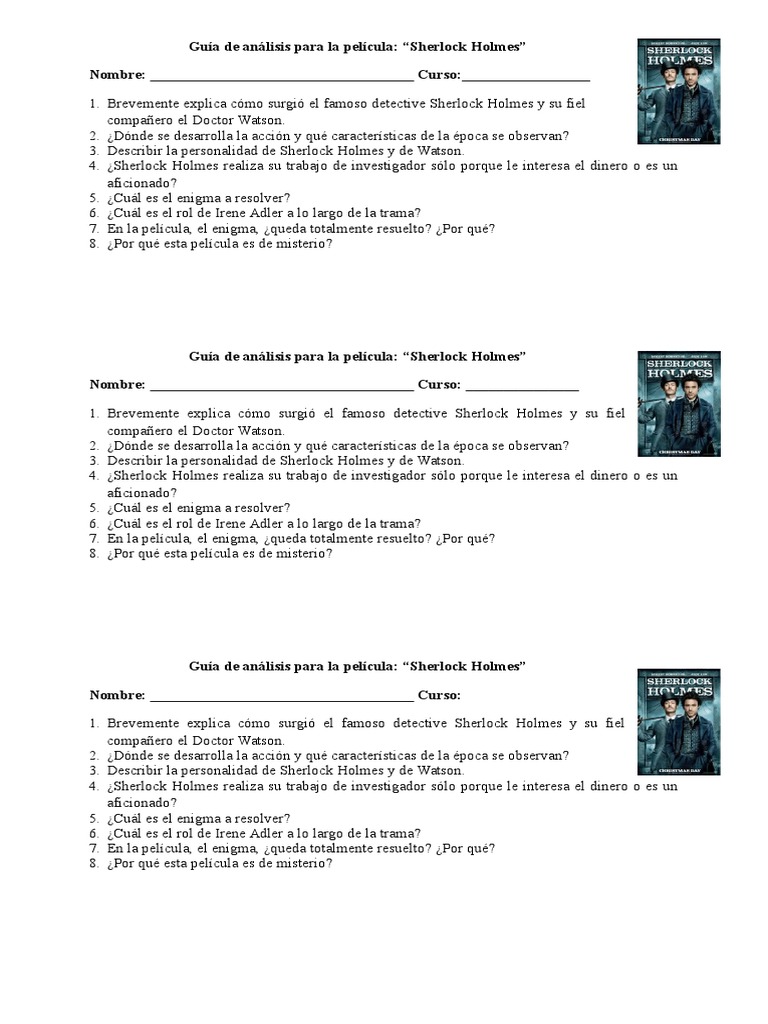Guía de Análisis para La Película | PDF