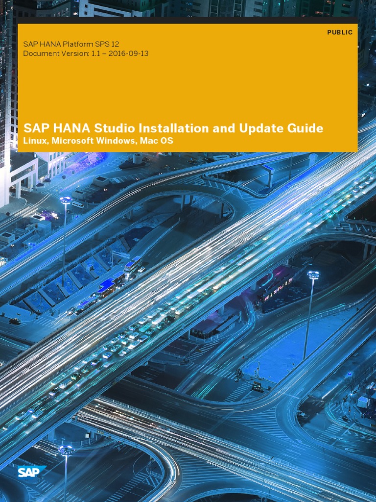 SAP HANA Studio Installation Update Guide en | PDF | Command Line ...