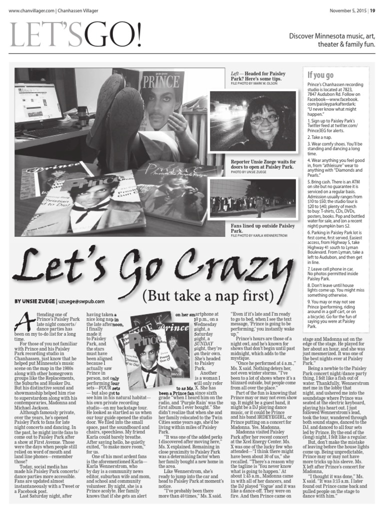 Let's Go Crazy PDF | PDF