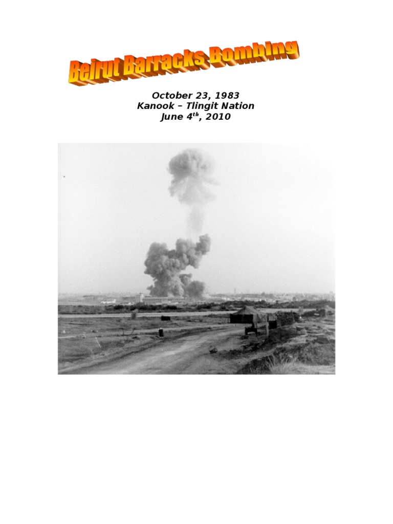 Oct 23rd, 1983 Marine Barracks Bombing - Beirut | PDF | Hezbollah ...