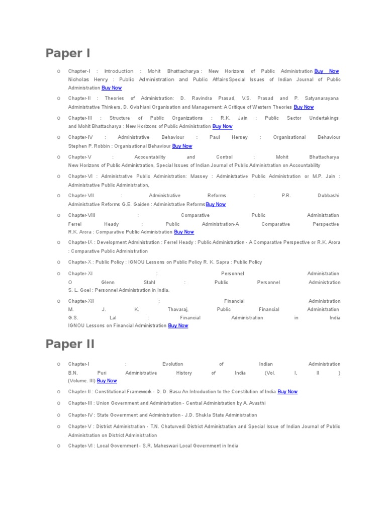 Introduction to Public Administration Papers | PDF | Public ...