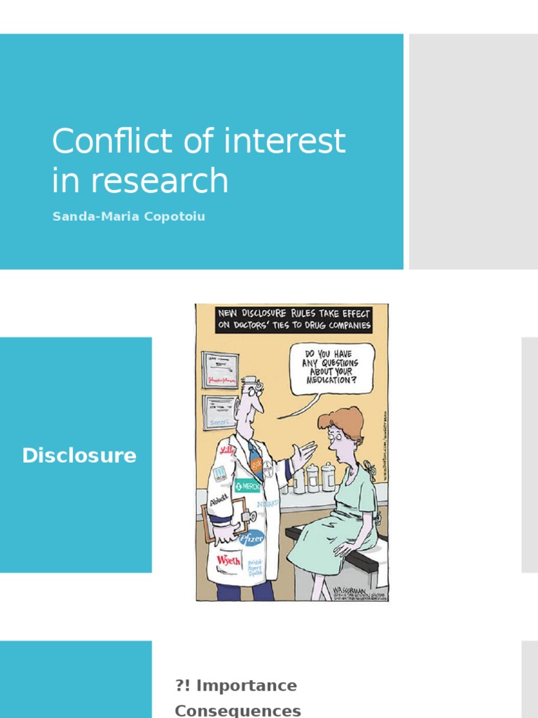 Conflict of Interest in Research: Sanda-Maria Copotoiu | PDF | Clinical ...