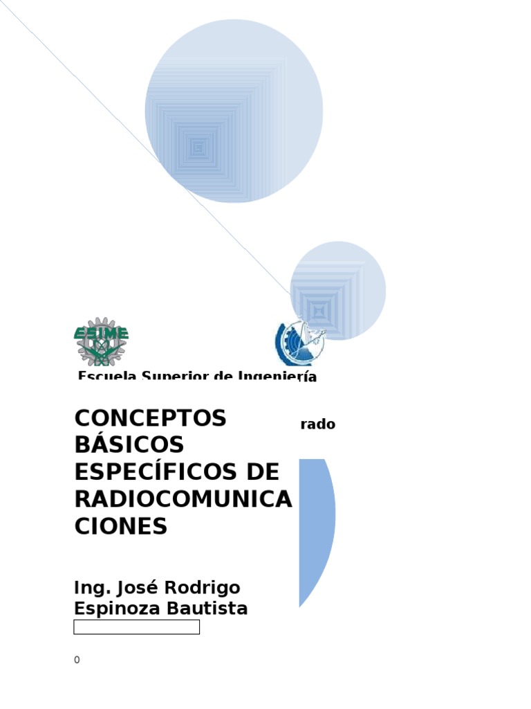 Conceptos Básicos de Radiocomunicaciones | PDF | Antena (Radio) | Olas