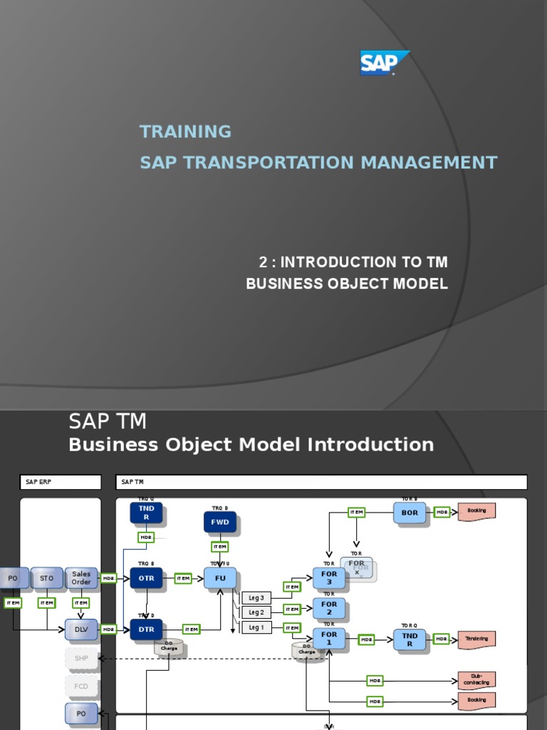 2 Intro To TM Business Object Model | Download Free PDF | Cargo ...