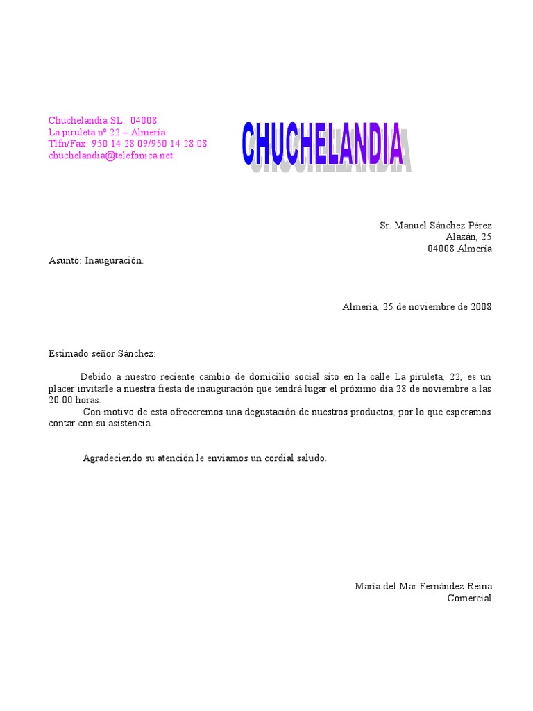 Ejemplo de Circular | PDF