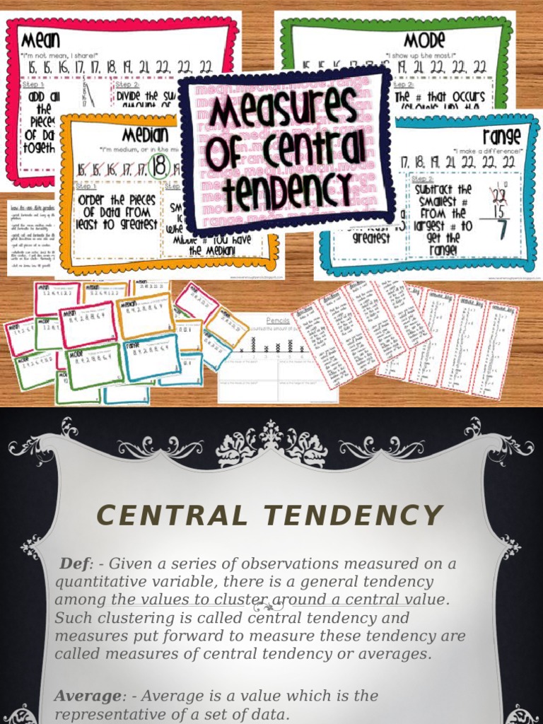 Understanding Central Tendency Measures | PDF | Arithmetic Mean | Average