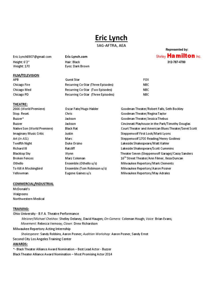 Eric Lynch Resume | PDF