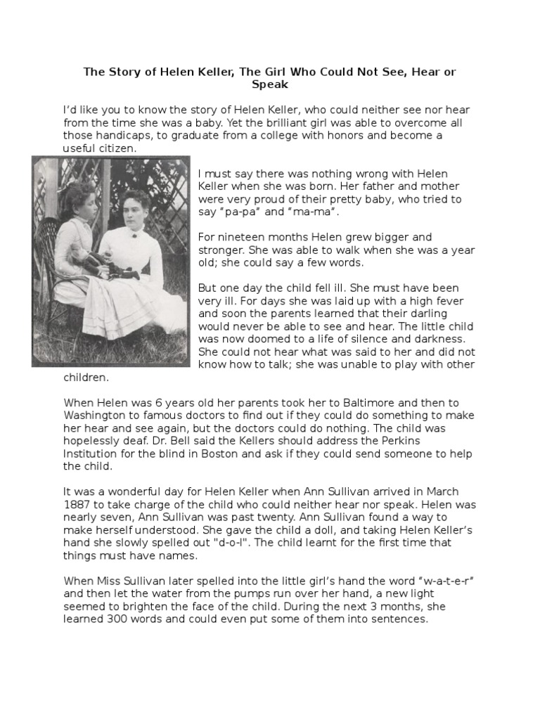 Modal Verbs - Reading Comp | PDF | Helen Keller