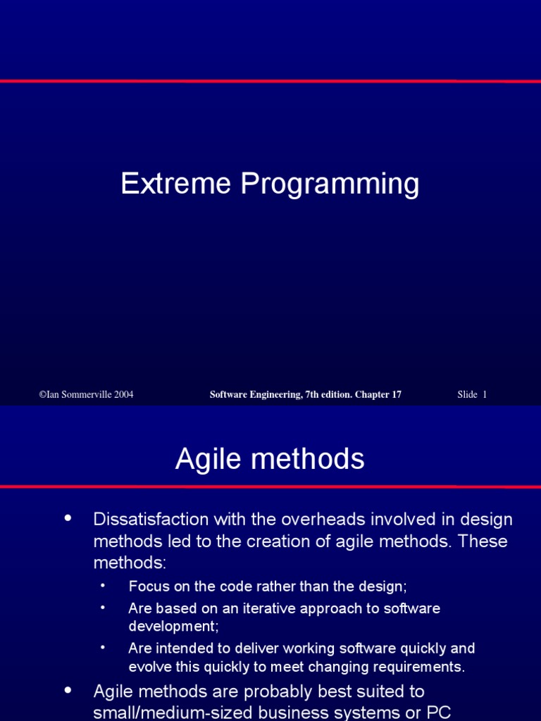 Extreme Programming | PDF | Agile Software Development | Product Development