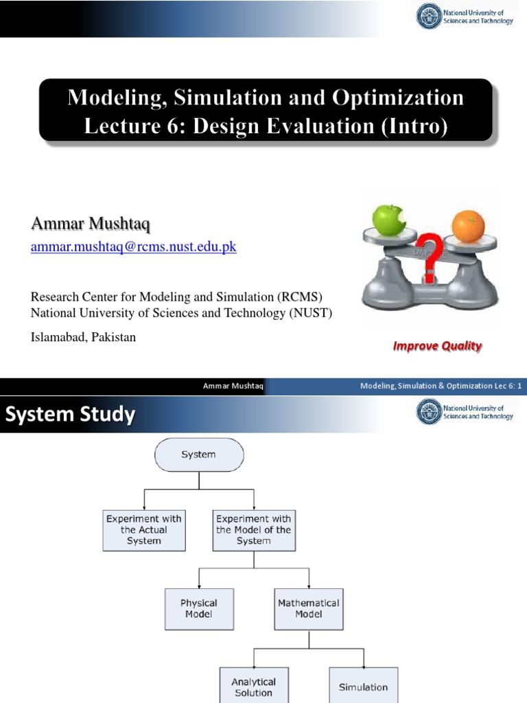 Design Evaluation In Quality Improvement Pdf Technology Engineering