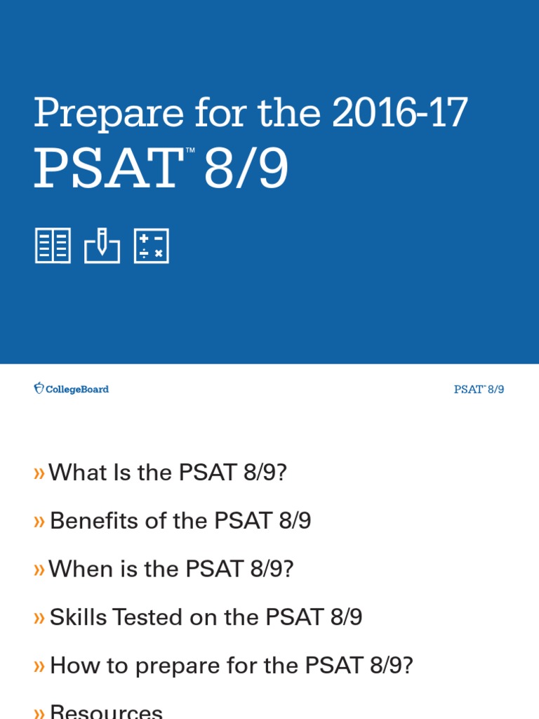 prepare-for-psat-8-9 | Psat/Nmsqt | Sat