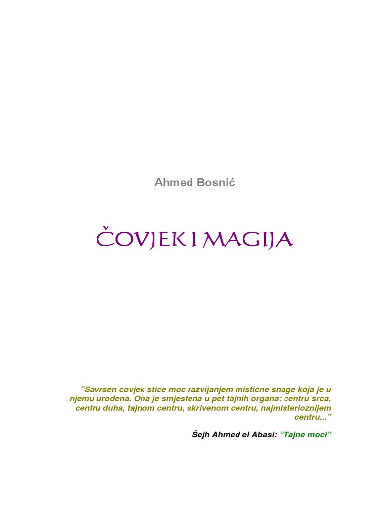 41 Covek I Magija | PDF