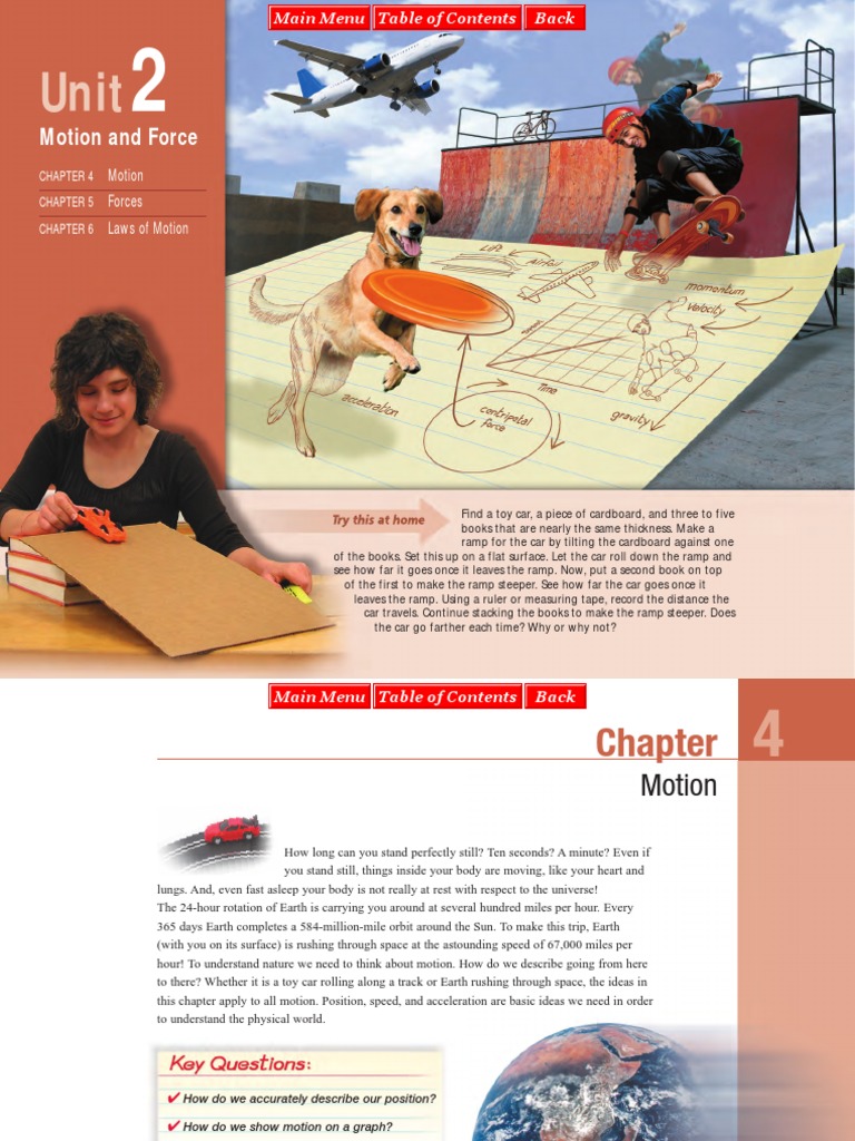 Physical Science CHPT 4 | PDF | Acceleration | Speed