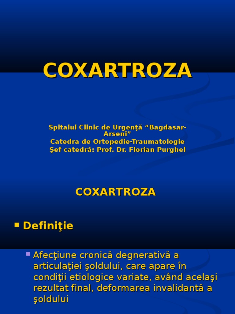 7 Coxartroza | PDF