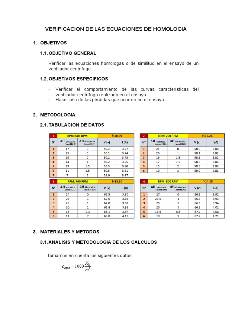 Ecuaciones Homologas | PDF