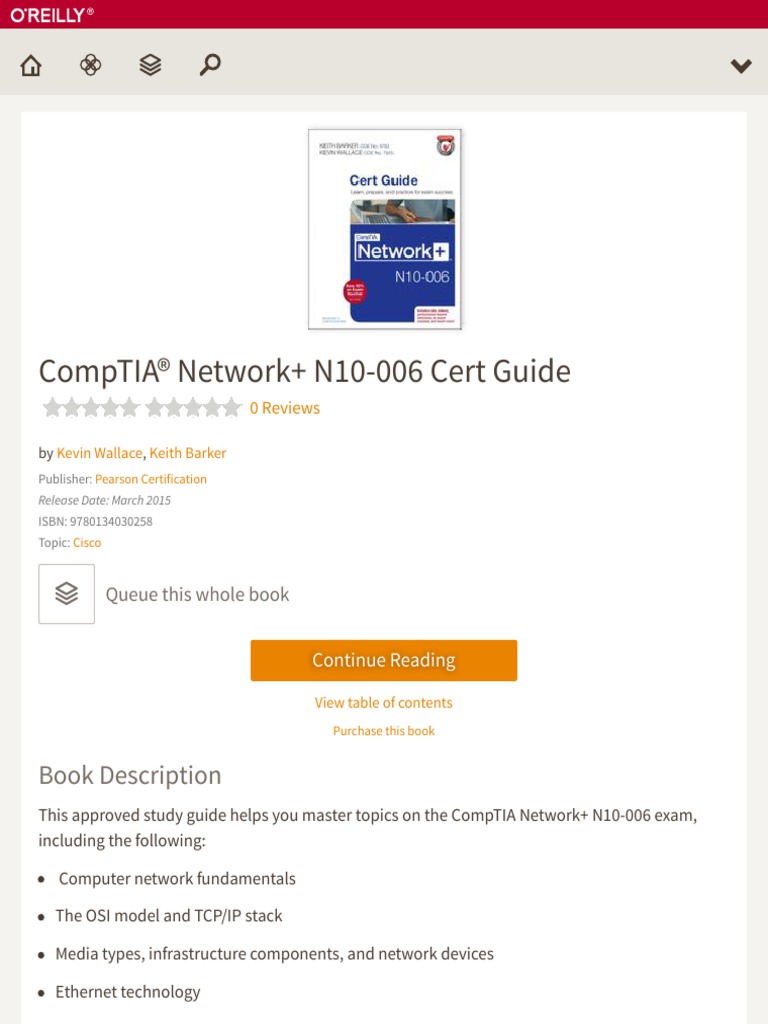 Comptia Network N10 006 Cert Guide Pdf Comp Tia I Pv6