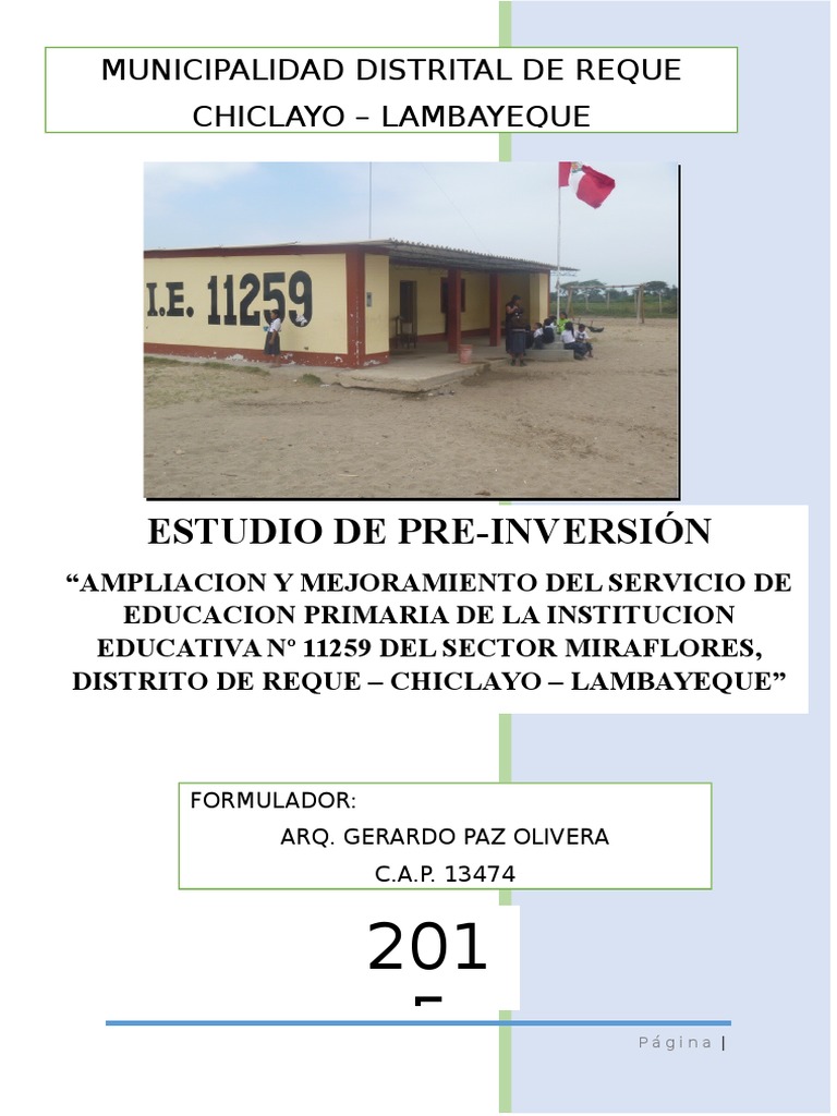 Perfil Final | PDF | Vulnerabilidad | Presupuesto